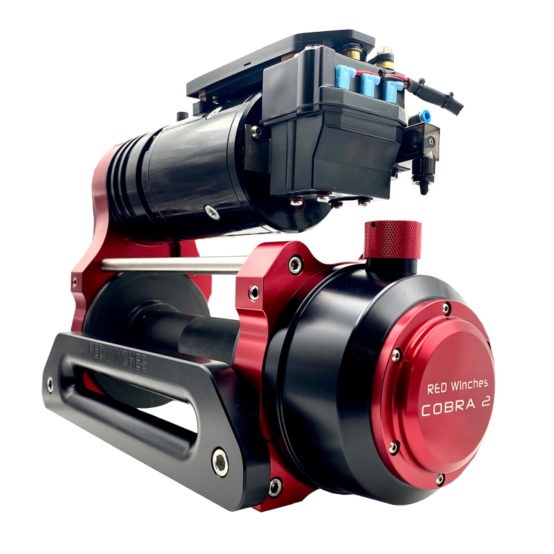 RED WINCHES COBRA 2 ((12V) STD DRUM 6,000KG (13,000 LBS) ADVENTURE ...