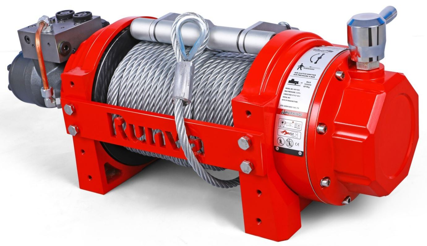 RUNVA HWN15000I HYDRAULIC WINCH WITH STEEL CABLE – The Highmount Guy