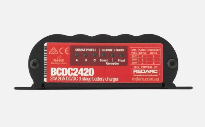 Redarc 12v to 24V 20A In-Vehicle DC Battery Charger – The Highmount Guy